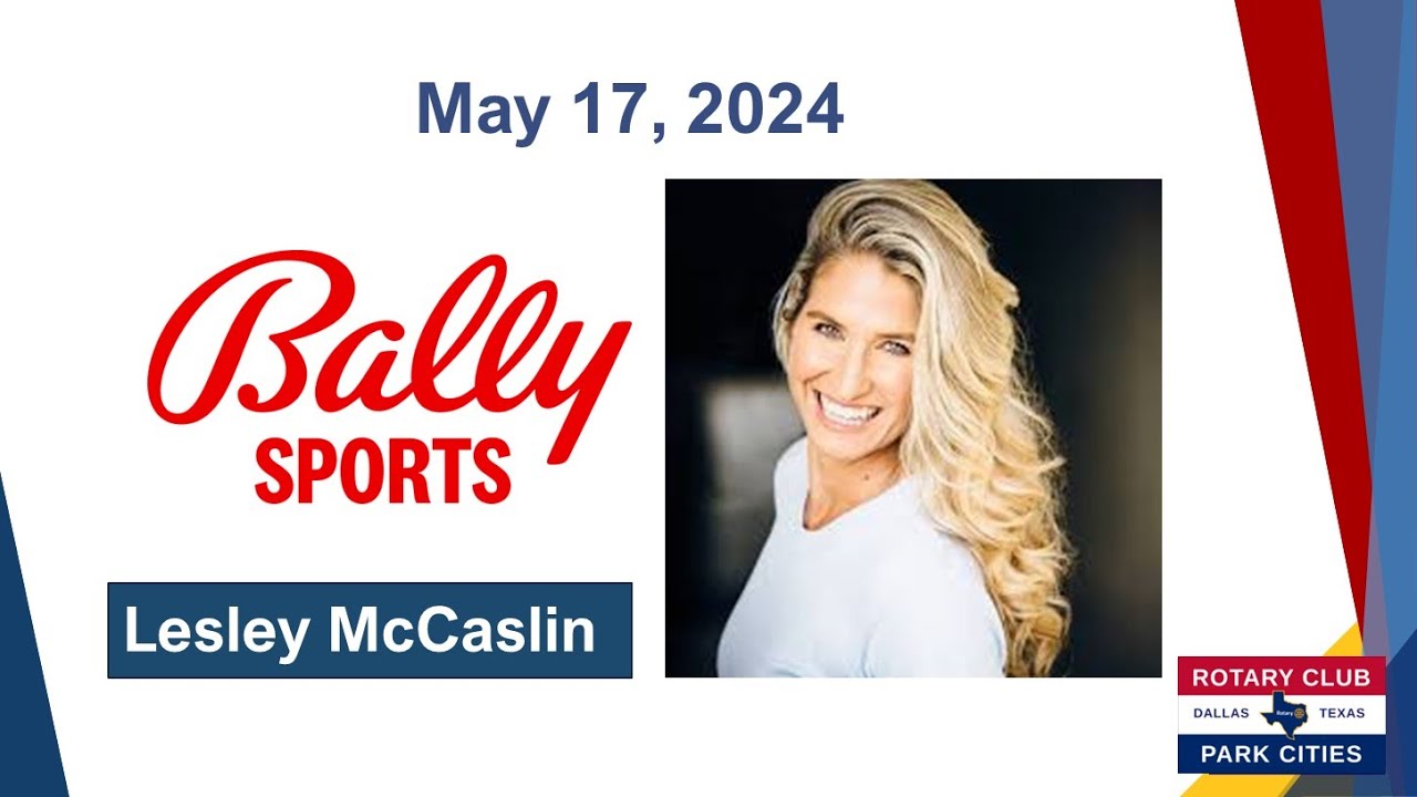 May 17, 2024 Club Meeting - Lesley McCaslin, Life on the Sidelines with ...