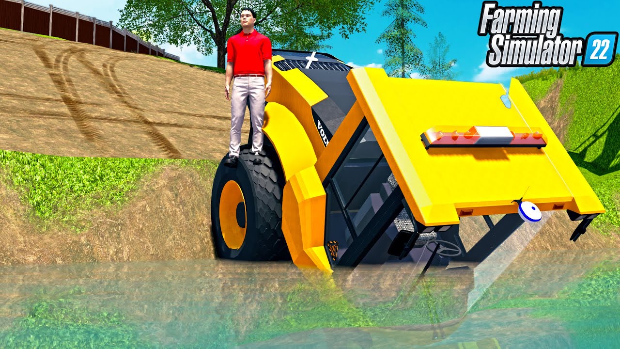 ROLLER SLID IN BOSSMAN'S LAKE! | CAN WE MAKE MILLIONS? (FS22 CHALLENGE ...