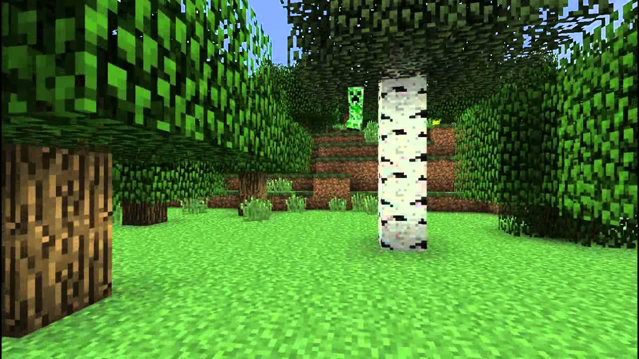 Minecraft: Stalking Creeper Short - YouTube
