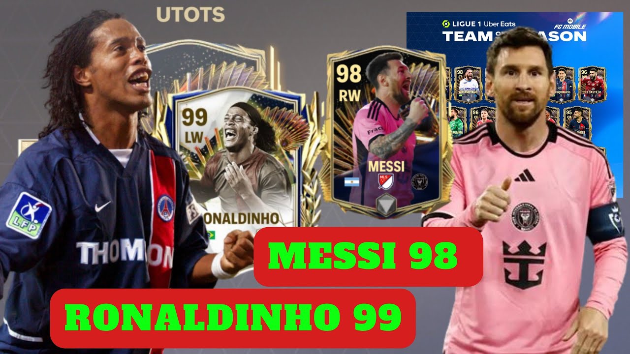 RONALDINHO 99 - MESSI 98 - LIGGUE 1 TOTS - CẦN CHUẨN BỊ CHO UTOTS ...
