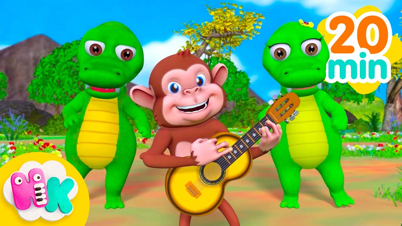 La chanson du Bonheur Doo-doo-da-da 🐵🪕 | HeyKids Comptines pour bébé ...