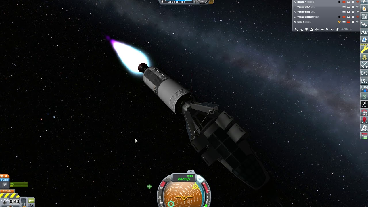 Kerbal Space Program - de-orbiting a capsule without RCS, docking ports ...