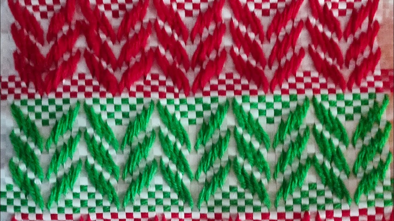 New ason design on plastic sack. beautiful creative ason design. neddle ...