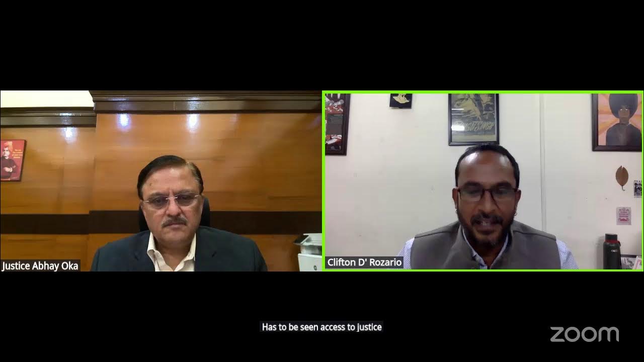 Independence of Judiciary: Talk by Justice A.S. Oka - YouTube