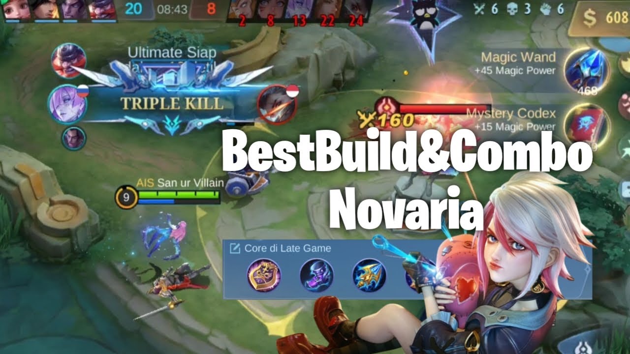 TUTORIAL NOVARIA - BUILD&COMBO&SPELL| Mobile Legends - YouTube