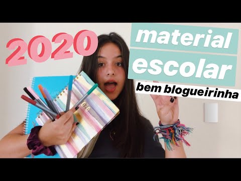 MEU MATERIAL ESCOLAR 2020 || Dara Fadel - YouTube