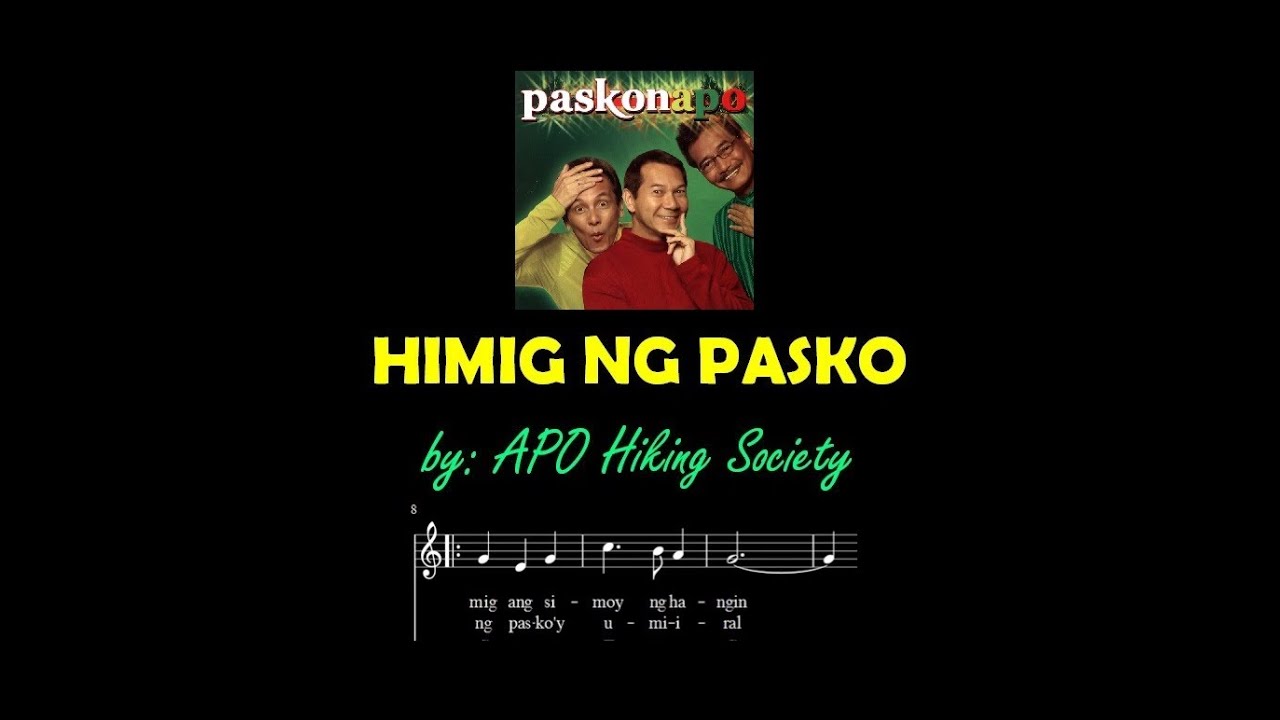 HIMIG NG PASKO by APO Hiking Society | EASY SHEET MUSIC by Eben - YouTube
