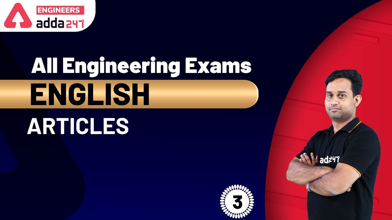 Articles (Part-3) | English | For All Engineering Exams - YouTube