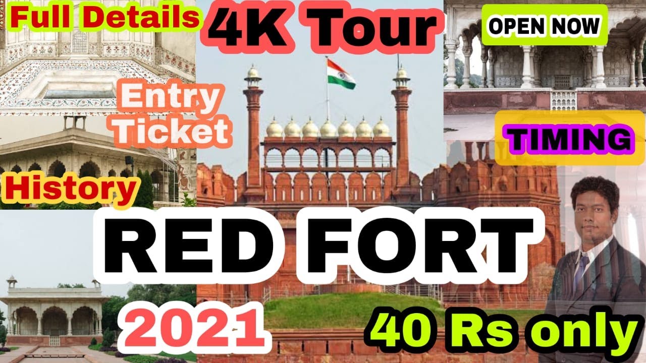 Red Fort (4K Tour - New Delhi 2021 Chandni Chowk ) - YouTube