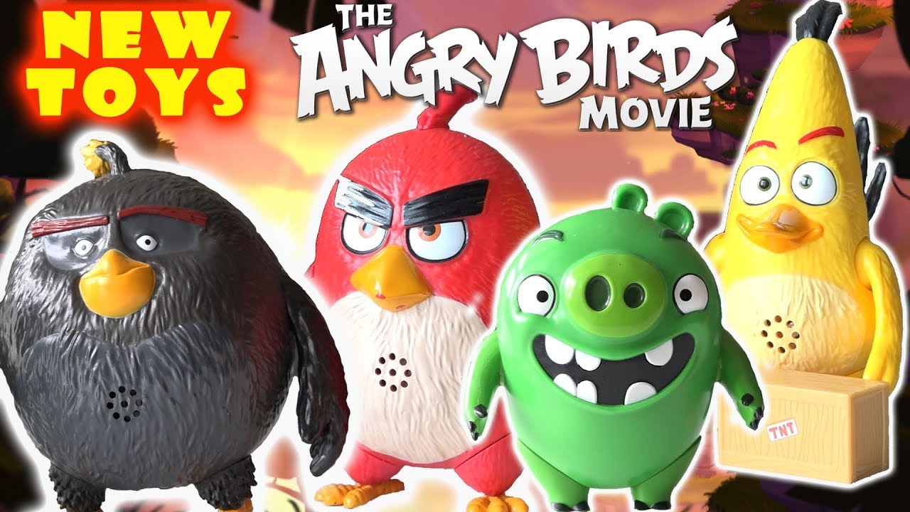 The Angry Birds Movie Bomb, Red, Chuck, Bad Crazy Piggy toys by Play ...