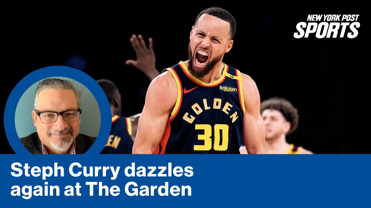 Steph Curry DOMINATES the Knicks again at MSG - YouTube