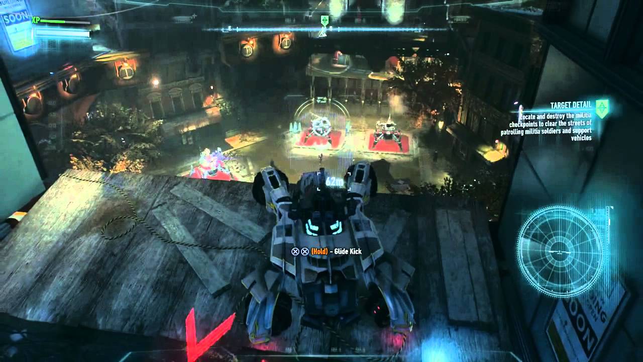 Batman Arkham Knight Own The Roads Checkpoint 16 Location Guide - YouTube