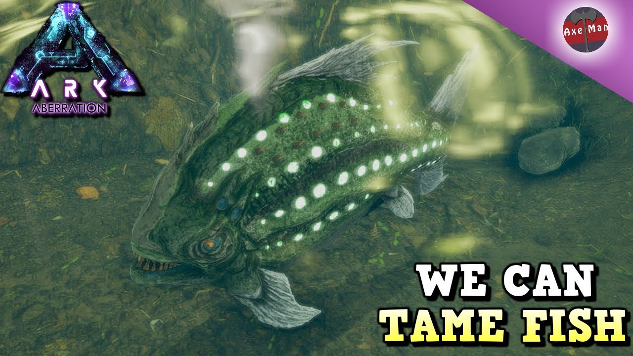 WE CAN TAME FRIKING FISH !! | ARK ABERRATION DLC [EP14] - YouTube