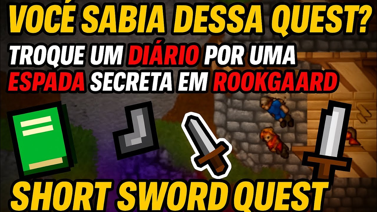 Tibia: Short Sword Quest - Rookgaard - YouTube