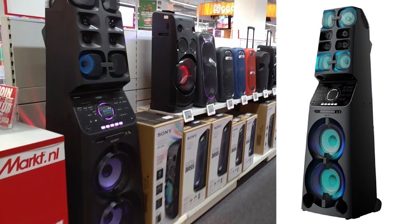 Sony MHC-V6D | party speaker | DJ speaker | home theater demo | sony ...