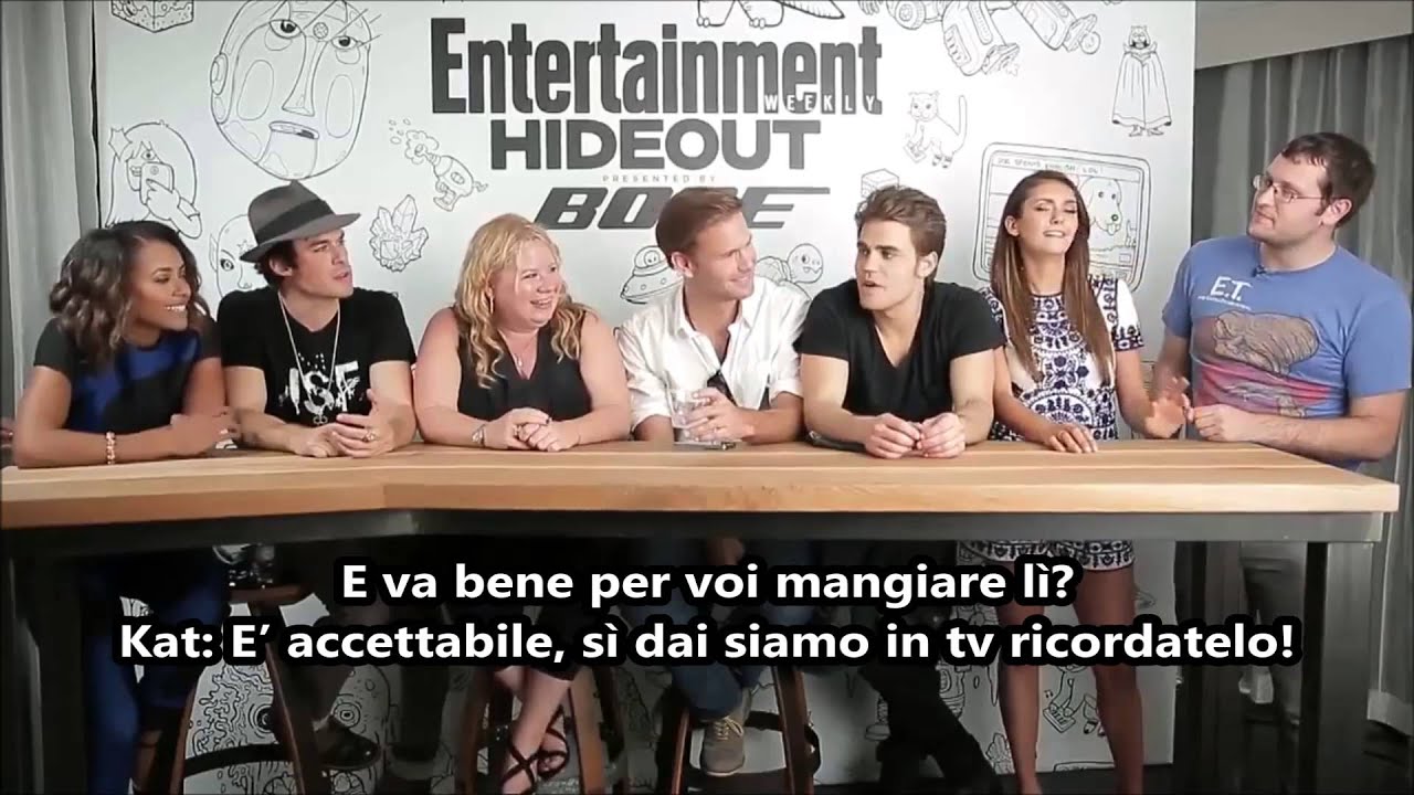 The Vampire Diaries Comic-Con 2014 Interview SUB ITA (EW) - YouTube