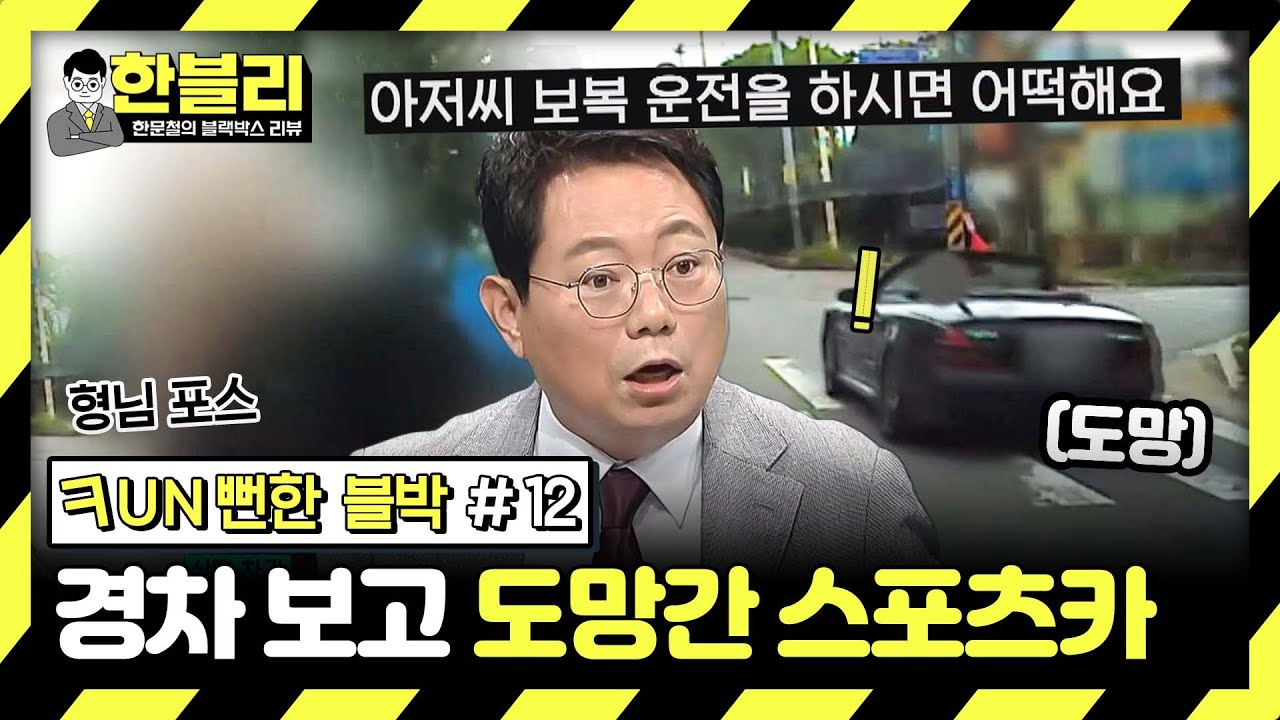 스페셜 보복운전하다가 경차 형님 등장에 바로 도망😤 차주들의 웃픈 리액션들 Fun뻔한 블박 12 한블리 한문철의