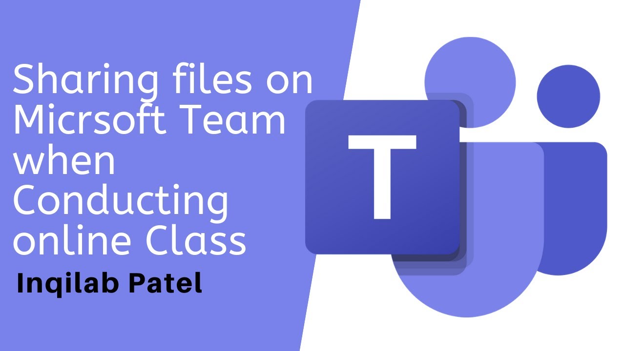 Sharing file on MS Team - YouTube