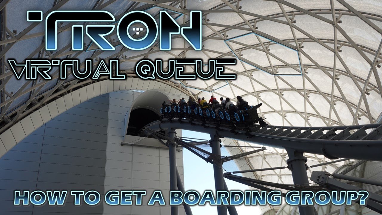 How to Ride Tron Lightcycle Run | Using the Virtual Queue on Magic ...