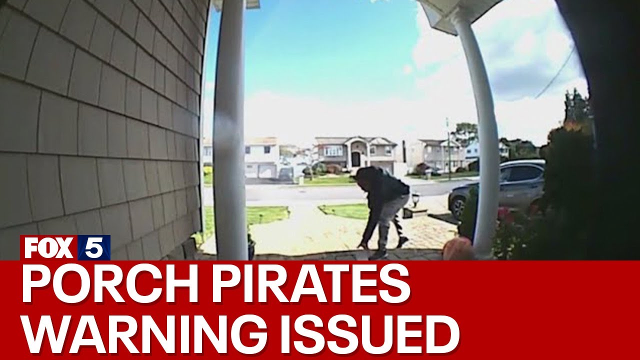 Police warn of porch pirates stealing packages in Nassau County - YouTube