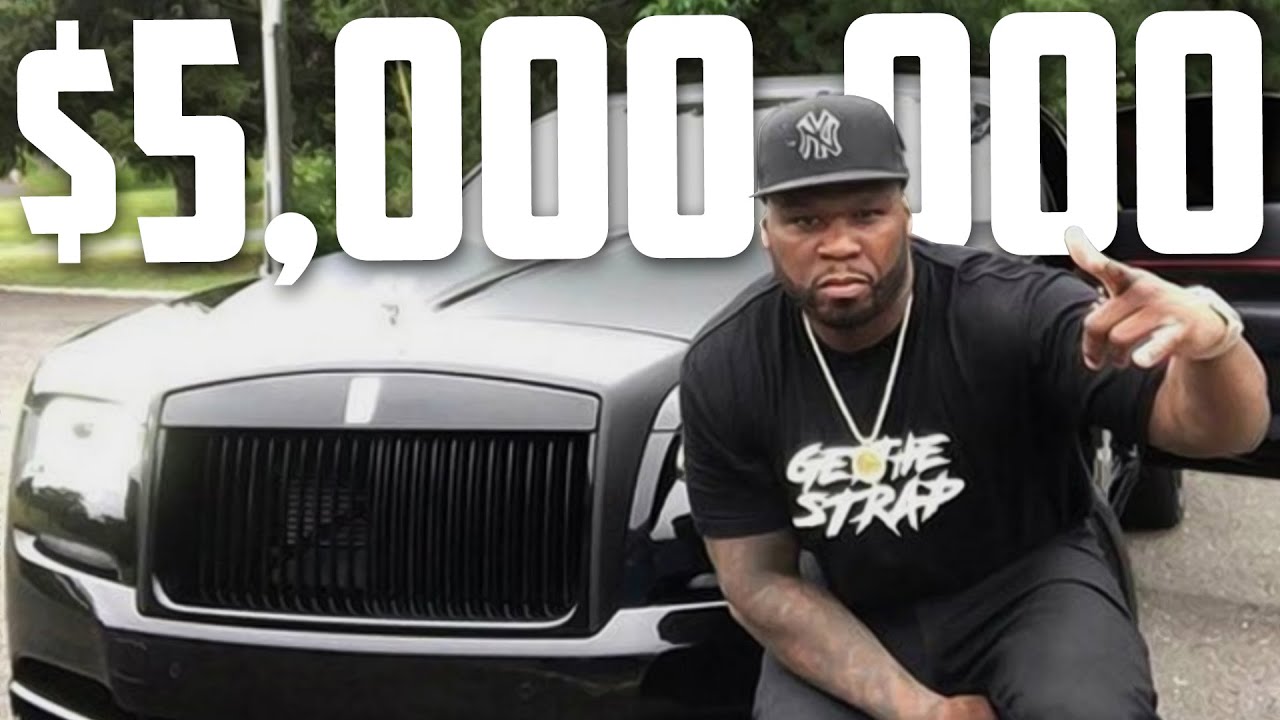 50 Cent Largest Car Collection! - YouTube