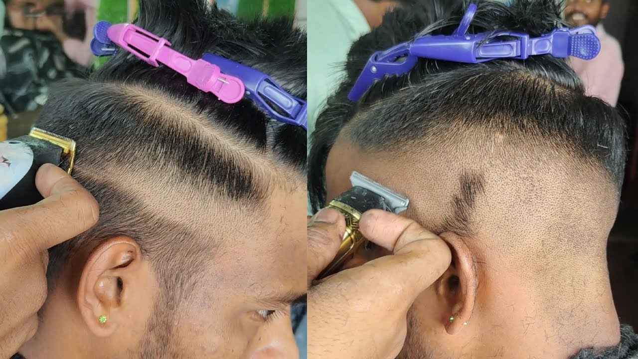new zero hair cutting zero cutting v shape Indian - YouTube
