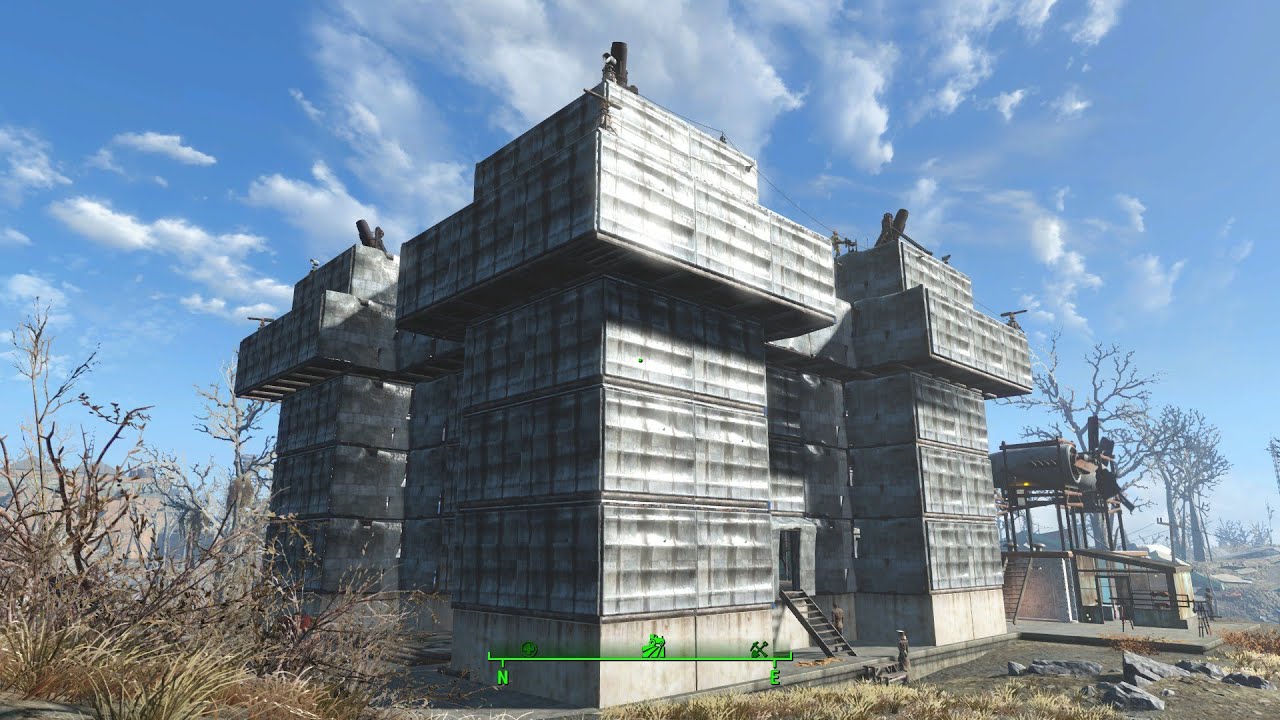 Flak tower settlement ww2 at The Slog in action - YouTube