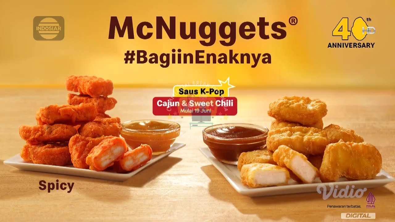 IKLAN MCDONALD'S INDONESIA • McNuggets #BagiinEnaknya • 15s (2023 ...