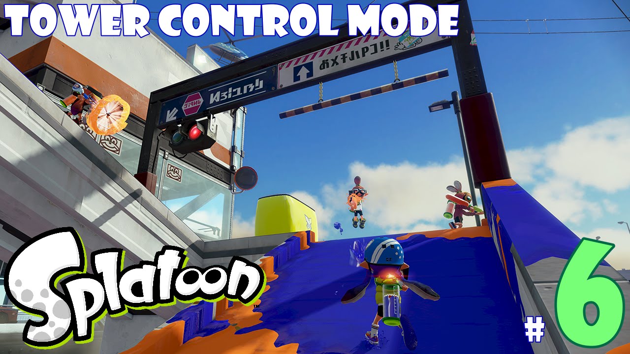 Splatoon - Tower Control Mode(Ranked Battle): Gameplay #6(Moray Towers ...