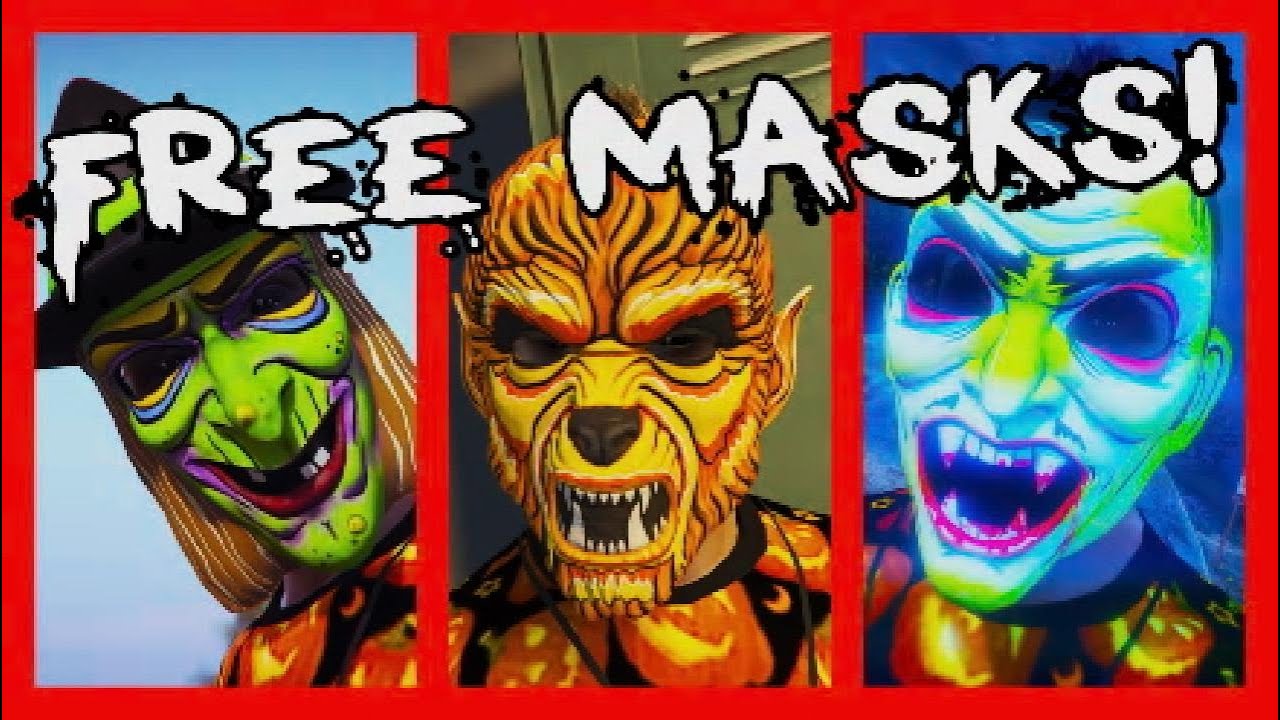 GTA 5 Online : FREE HALLOWEEN Mask Unlocks (GTA w/c 12 Oct 2023) - YouTube