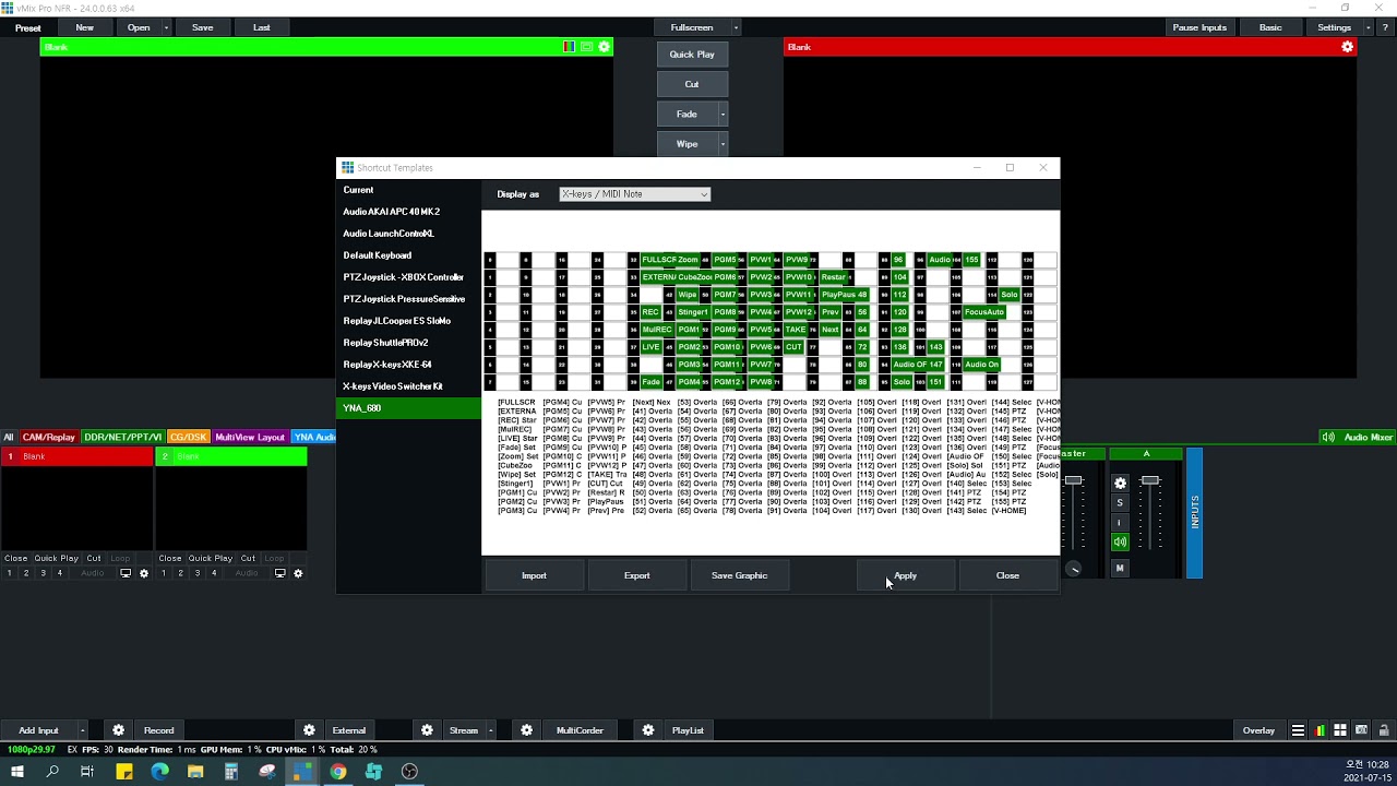 Konova vmix console (how to input template files) - YouTube