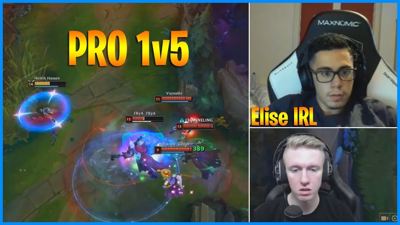 This is The Definition of PRO 1v5 Moment..| TF Blade vs Elise IRL | LoL ...