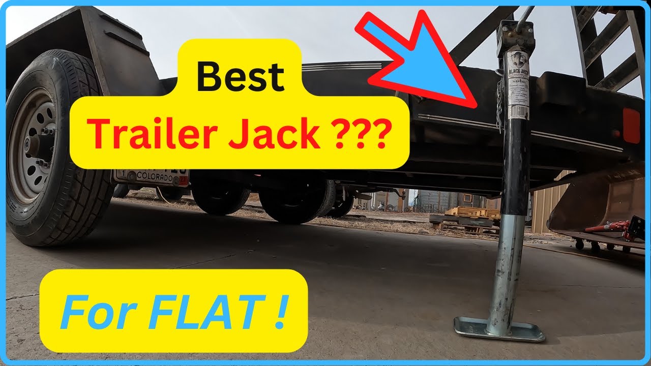 Trailer Project Pt 9: Best TRAILER JACK - for FLAT !!! - YouTube