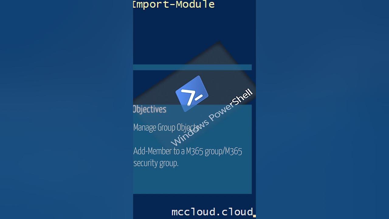 GRAPH API - Step by step - How to Add Group member via Graph API using powershell - YouTube