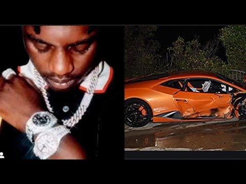 Bronx Rapper Lil Tjay Car Crash Doing 120 Mph In Lambo Tjay Was Hiding ...