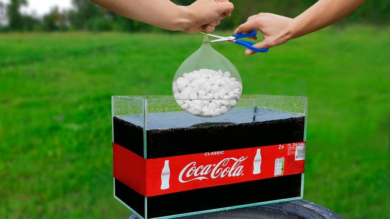 Experiência Coca Cola e Mentos - YouTube