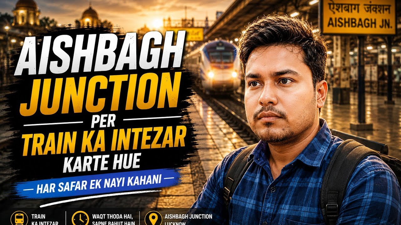 Aishbagh junction Lucknow full view|| ऐशबाग जंक्शन लखनऊ का पूरा दृश्य ...