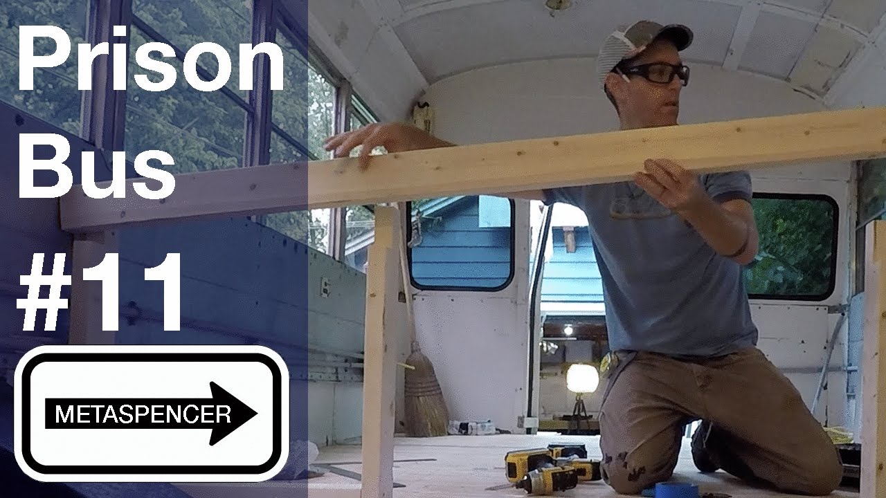 Wiring and a Wall -- Prison Bus Conversion #11 - YouTube