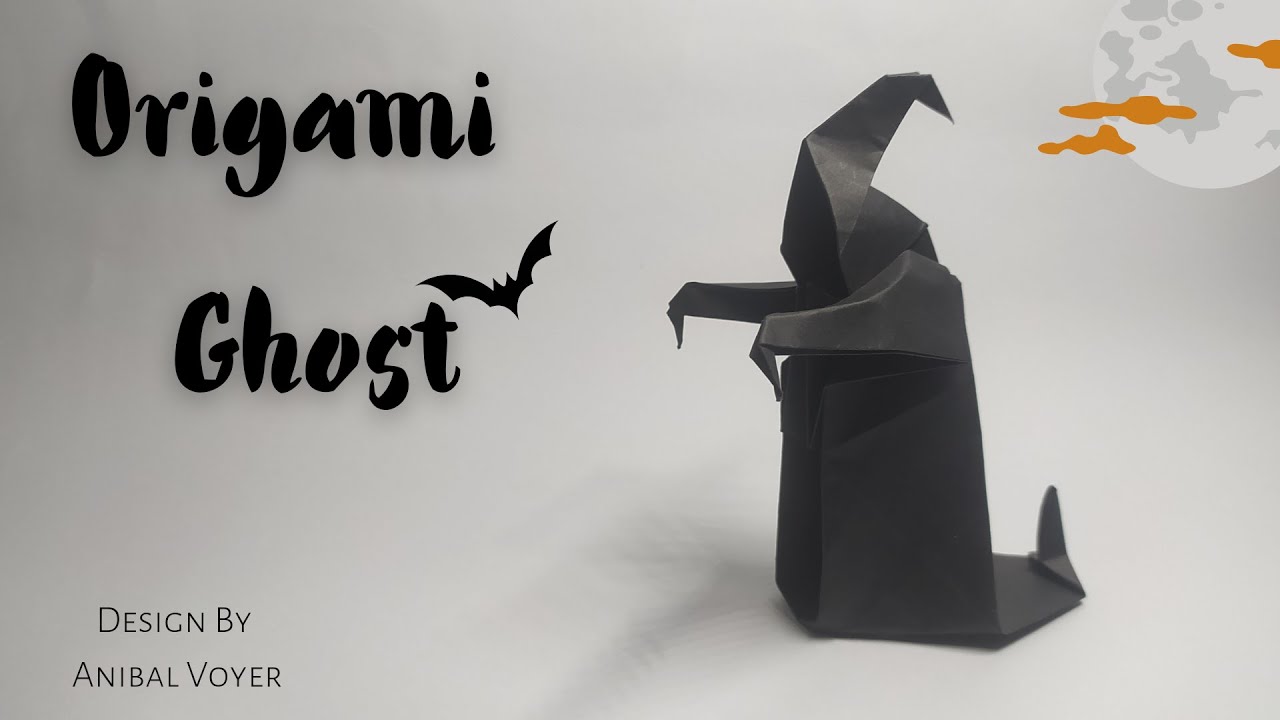 Origami Ghost Tutorial ( Anibal Voyer ) / Tutorial Origami Hantu / Paper Ghost Craft - YouTube