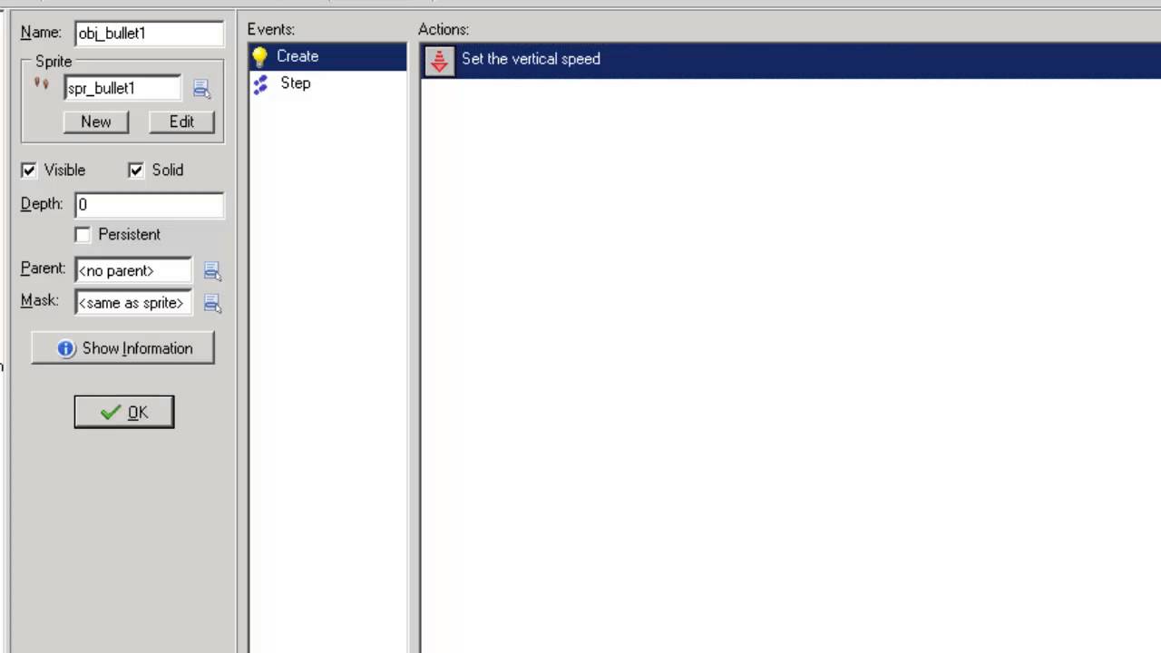 Game Maker Scrolling Shooter Bullets and Explosions - YouTube