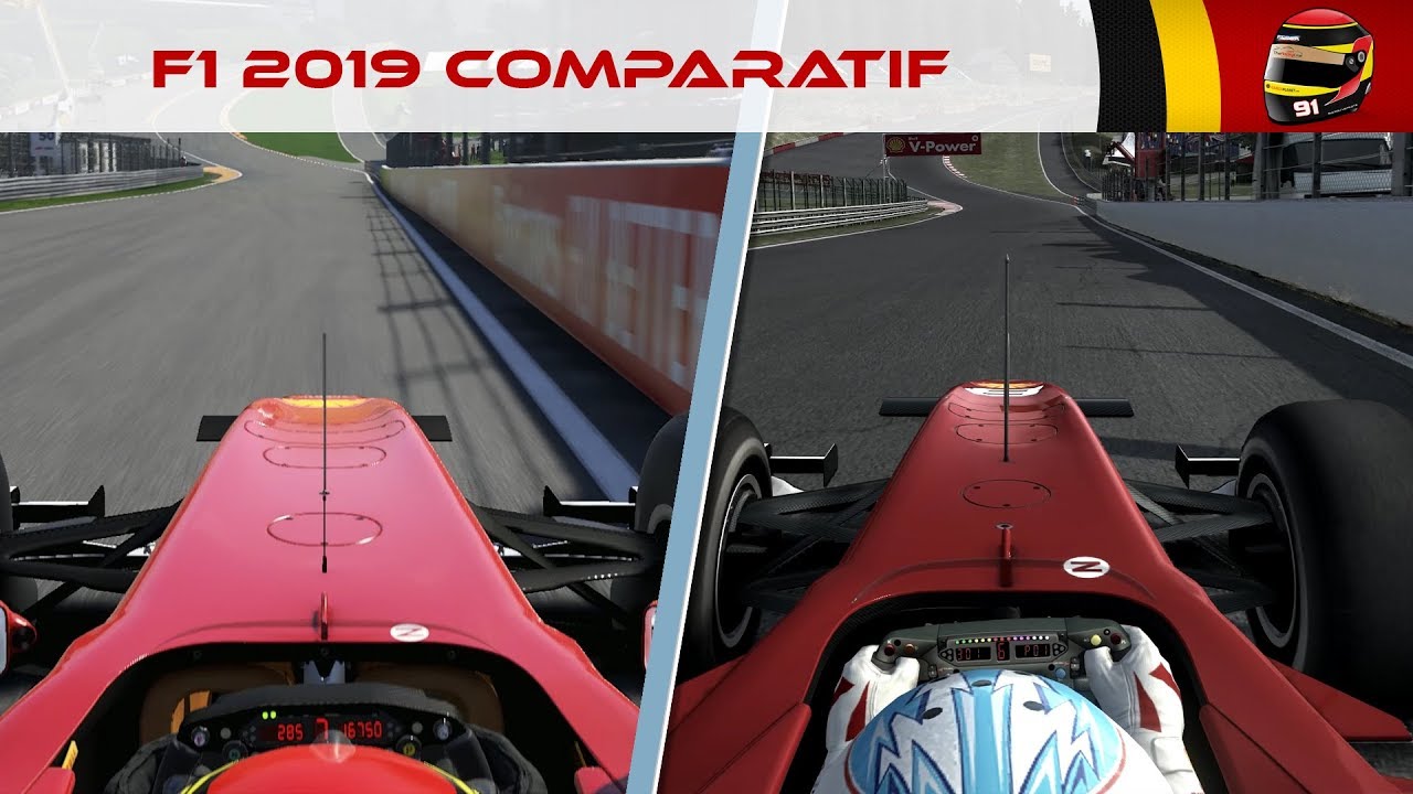 F1 2019 VS F1 2010 - Ferrari F10 - Spa Francorchamps - YouTube
