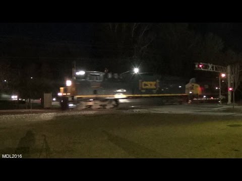 HD: CSX 3309 leads CSX Q198-21 in Newnan, GA - YouTube