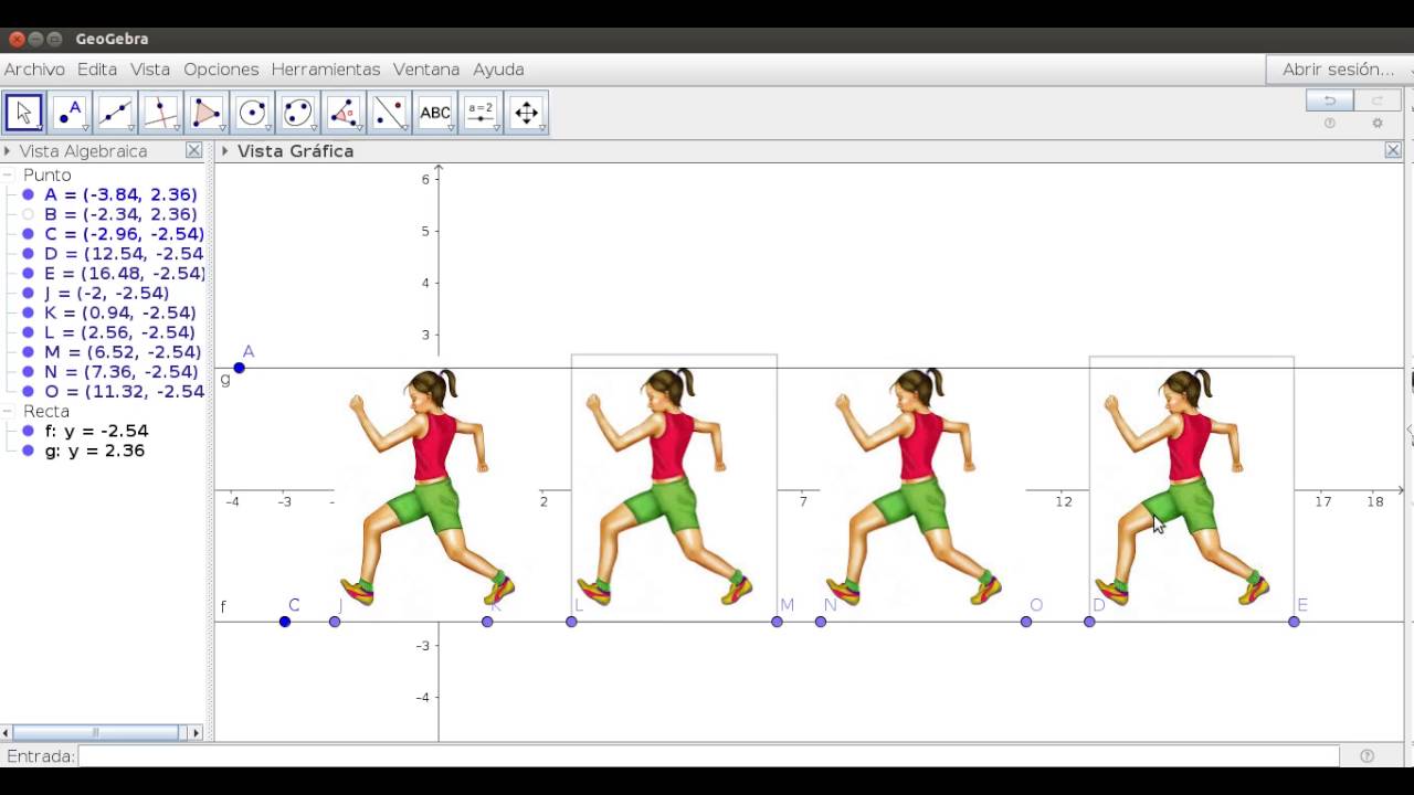 GeoGebra: Insertar imagen, cambio de posición, tamaño y opacidad - YouTube