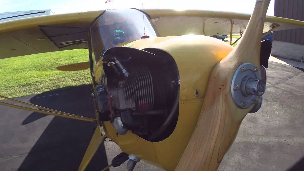 Piper J-3 Cub - Hand Prop - YouTube