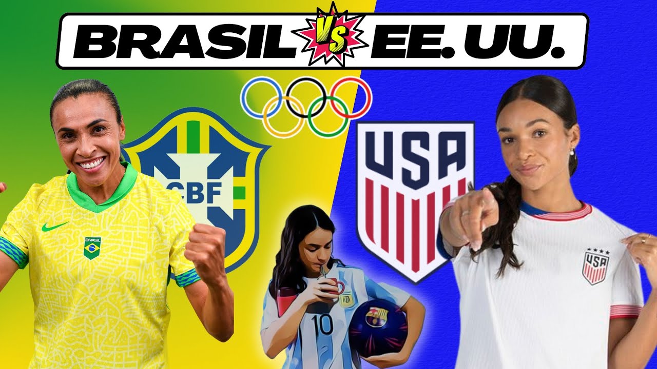 BRASIL vs ESTADOS UNIDOS 🎙️ COMENTARIOS EN VIVO ⚽ FINAL JJOO París 2024 ...