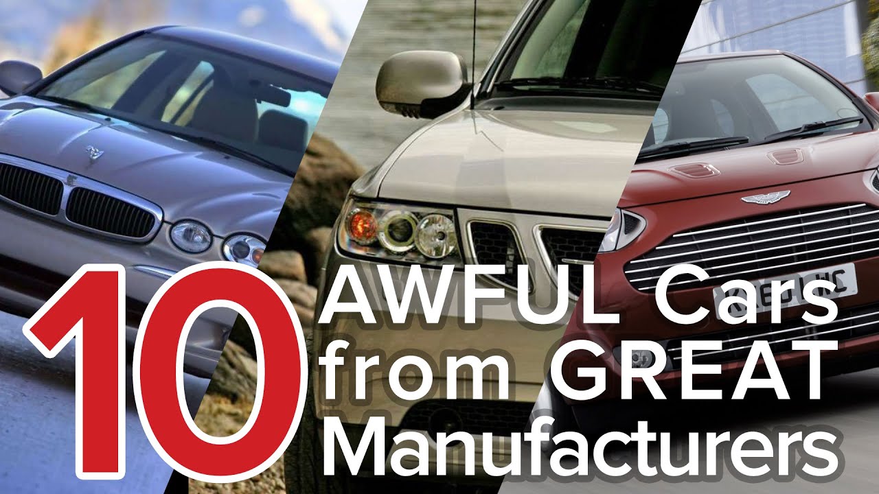 Top 10 Awful Cars From Great Manufacturers: The Short List - YouTube