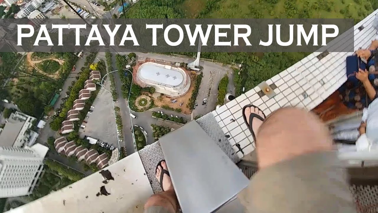PATTAYA TOWER JUMP | JOMTIEN | SALTO DALLA TORRE DI PATTAYA | THAILAND ...