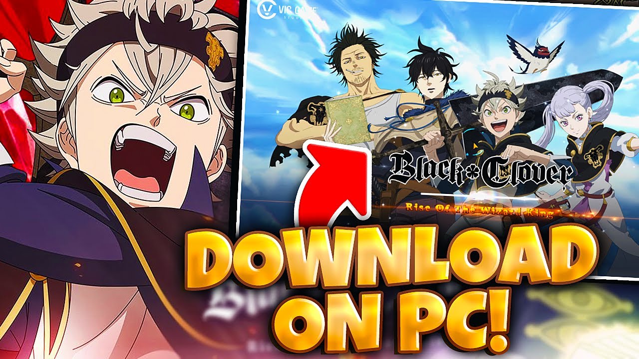 How to DOWNLOAD AND PLAY Black Clover Mobile On PC! (Easy Method) - YouTube