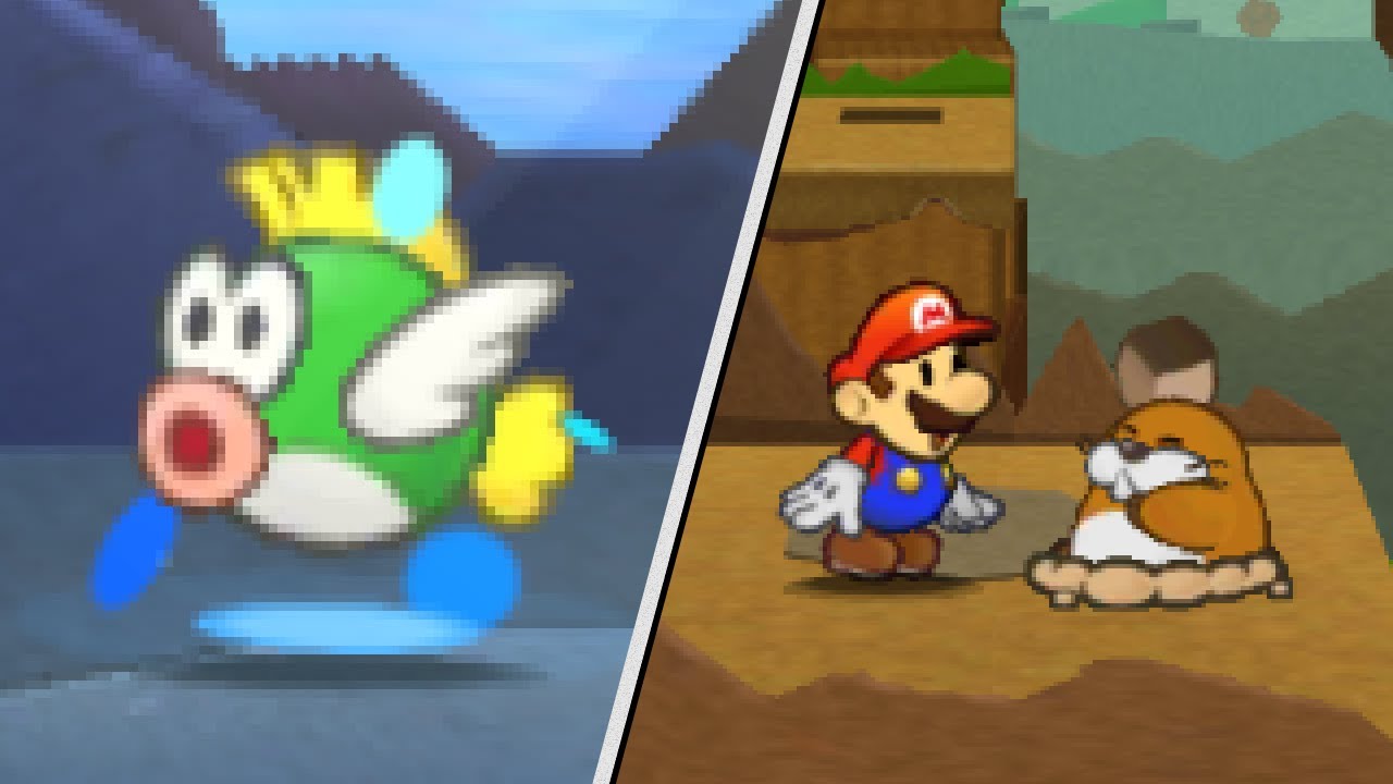 Paper Mario Sticker Star: Deep Cheep and Monty Mole restored - YouTube