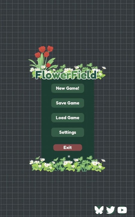 Main Menu Redesign (Progress!) #indiegame #solodev #devlog #gardengame - YouTube